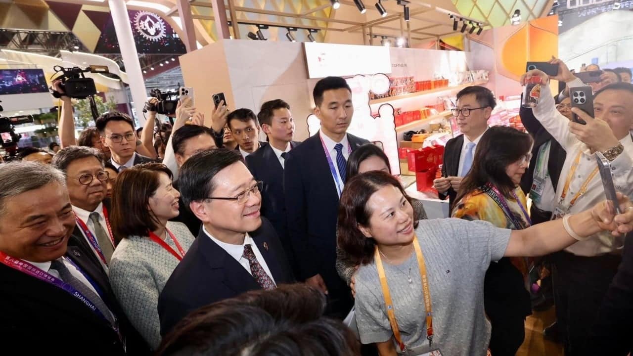 John Lee highlights Hong Kong’s global role to Premier Li Qiang as expo ...